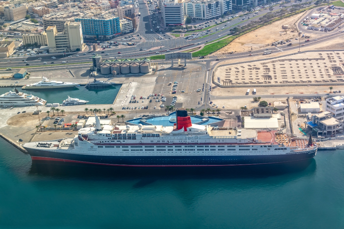 World’s largest floating nightclub opens on Dubai’s historic QE2 cruise ...