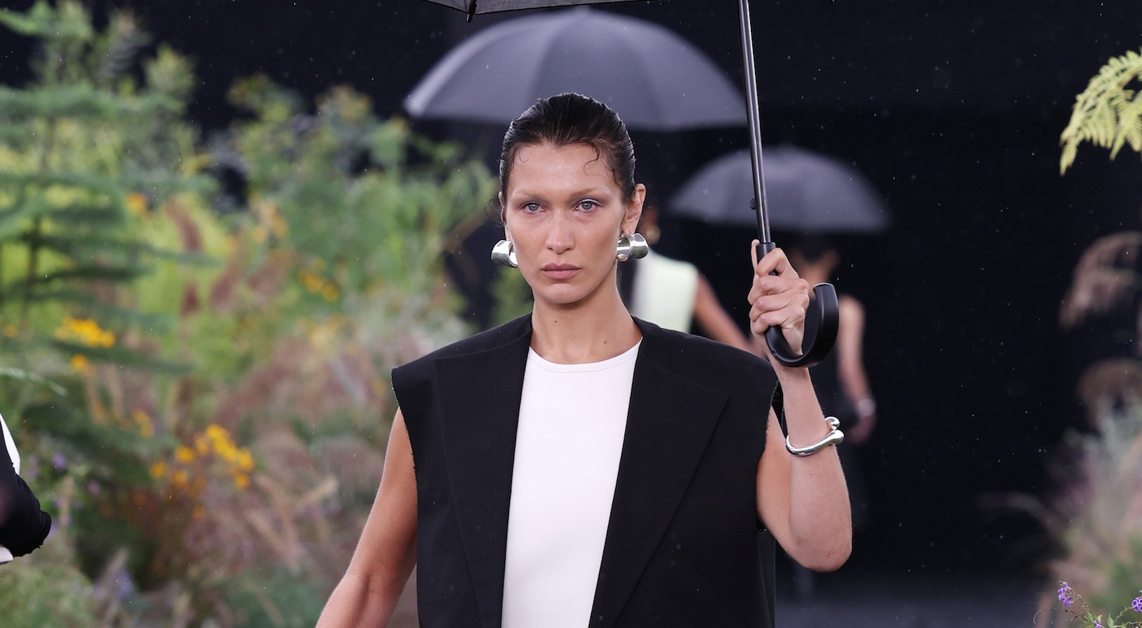 Palestinian Dutch model Bella Hadid goes minimalist for Jil Sander in ...